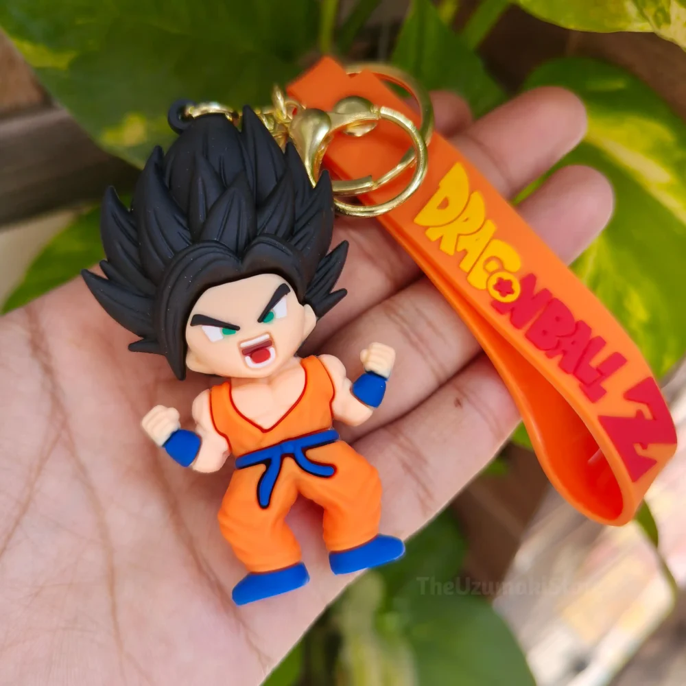Goku Soft Silicone 3D Keychain (Dragon Ball Z) – The Uzumaki Store